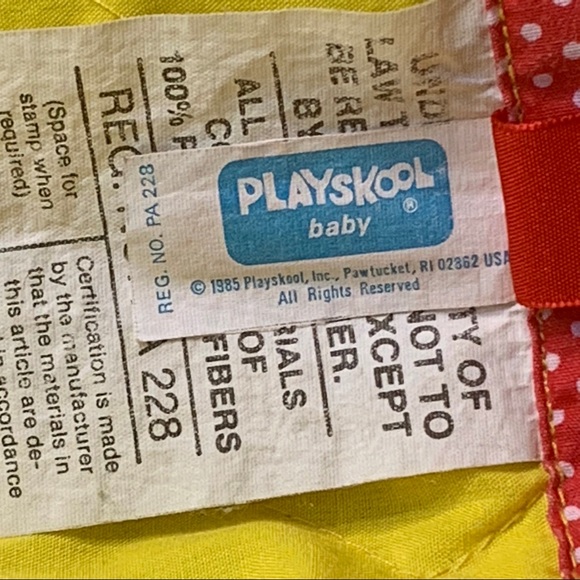 PlaySkool | Toys | Vintage Playskool 985 Activity Play Mat Fold N Go ...